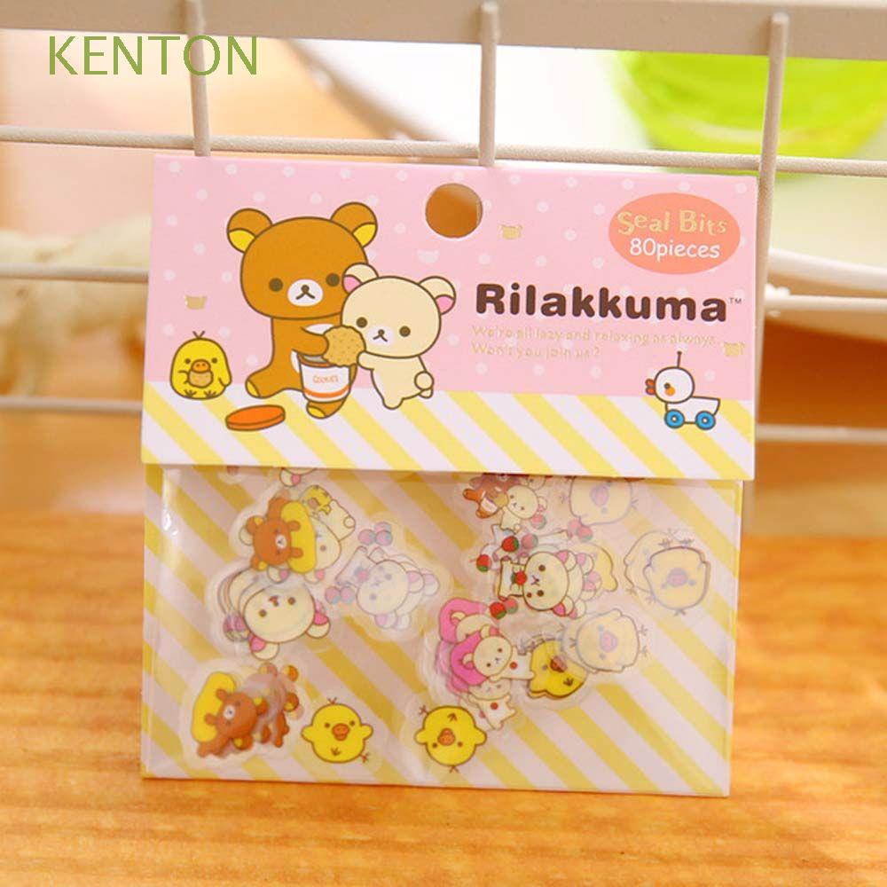 KENTON Cute Rilakkuma Stickers Album Cartoon Stickers Bear Stickers ...