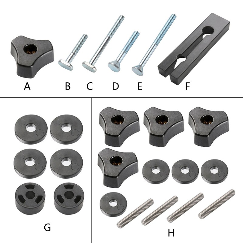 M6-40T M6-70 Nut Quick Acting Hold Gasket Down Clamp Screw Slide Block ...