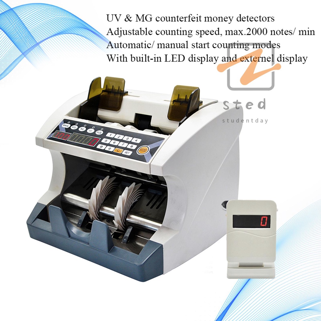 Home AppliancesMulti-Currency Automatic Cash Banknote Money Bill ...
