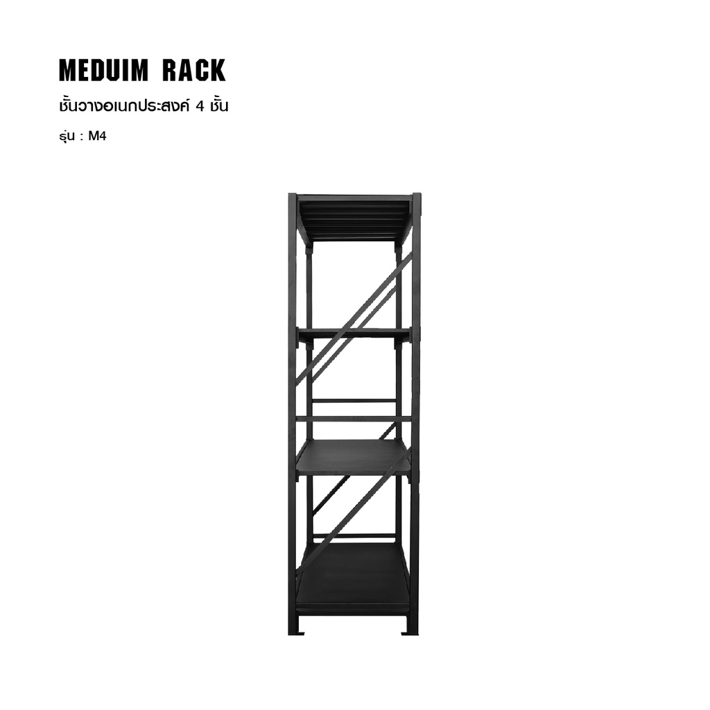 ชั้นวางของ STARKO Medium Rack รุ่น M4 ชั้นเหล็ก ประกอบง่าย ไม่ต้องง้อ ...