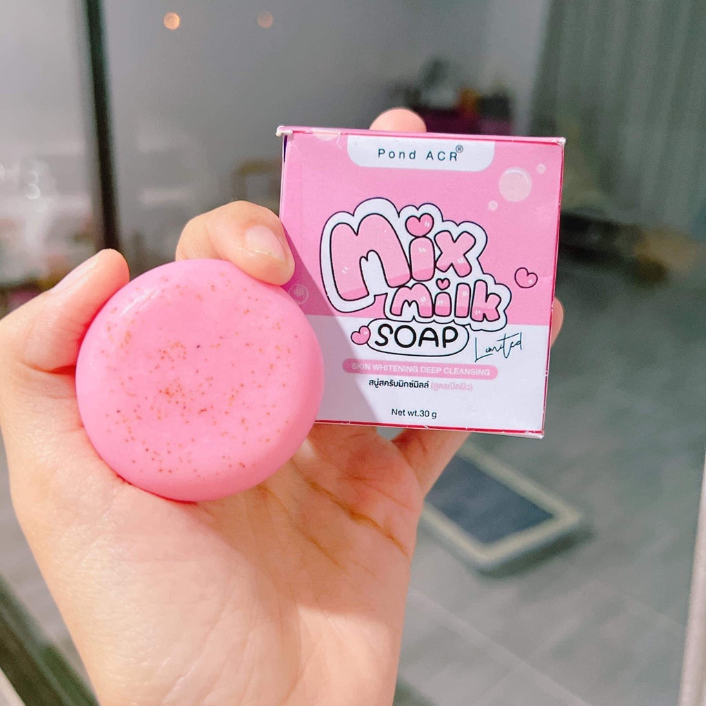 พร้อมส่ง ถูก ของแท้สบู่มิกซ์มิลล์ Mixmilk Soap โฉมใหม่ล่าสุด - kanedonb ...