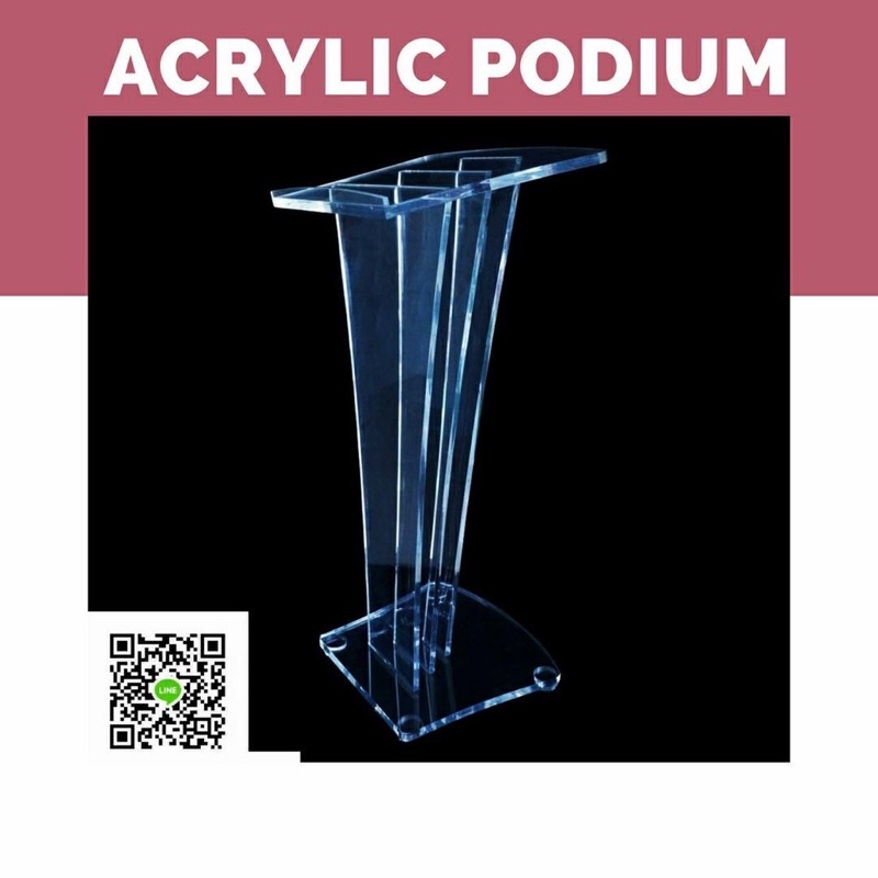 พร้อมส่งโพเดียม อะคริลิค Podium Acrylic Podium acrylic แท้ 100 ...