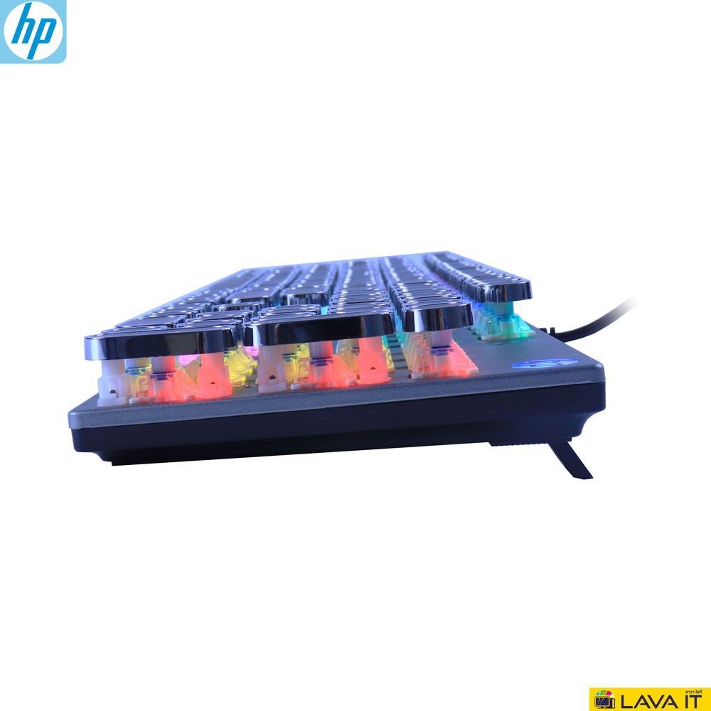 HP GK400Y Gaming Keyboard คีย์บอร์ดเกมมิ่ง Mechanical Key การออกแบบปุ่ม ...