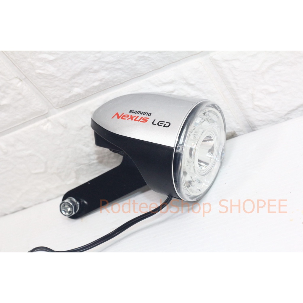 ไฟจักรยาน SHIMANO NEXUS LED Autoใช้กับดุมปั่นไฟ 6V - arkom1928 - ThaiPick