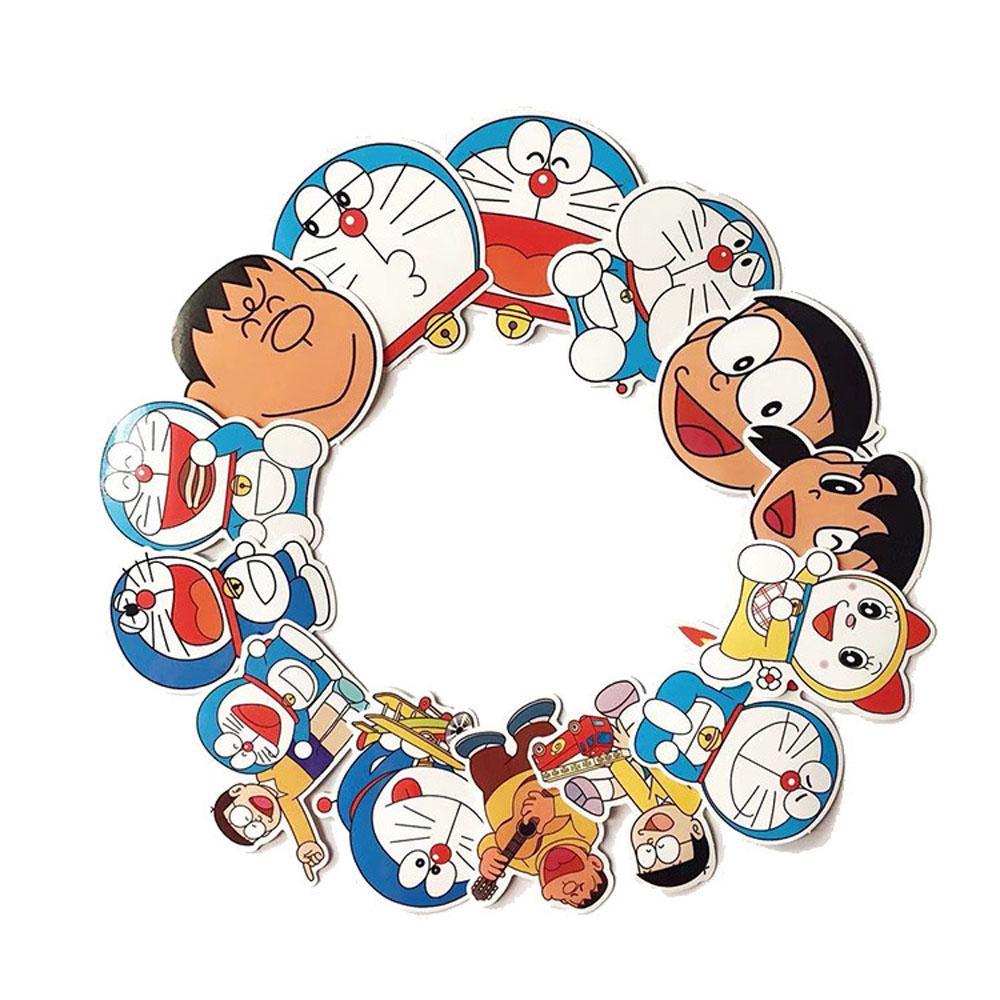 KENTON Cartoon Graffiti Doraemon Stickers Kawaii Diary Album Sticker ...