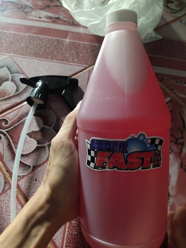 Super fast 1 ลิตร ขวดหัวฉีดพร้อมใช้งาน น้ำยาขจัดคราบอเนกประสงค์ ...