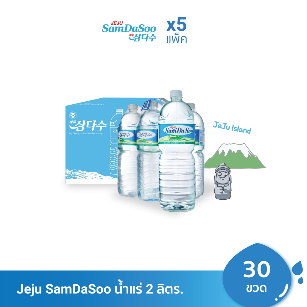 ส่งฟรีทั่วไทย Jeju Samdasoo เชจูซัมดาซู น้ำแร่ธรรมชาติ จากเกาะเชจู ...