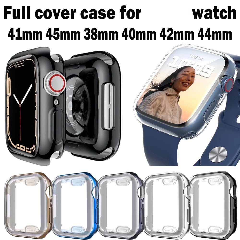 เคส iWatch Series 7 6 se 5 4 3 หน้าจอกันรอย iWatch 7 เคสป้องกัน iwatch ...