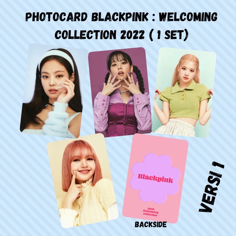Blackpink PHOTOCARD Welcome COLLECTION 2022 (1 ชุด) - kzone.shop.th - ThaiPick