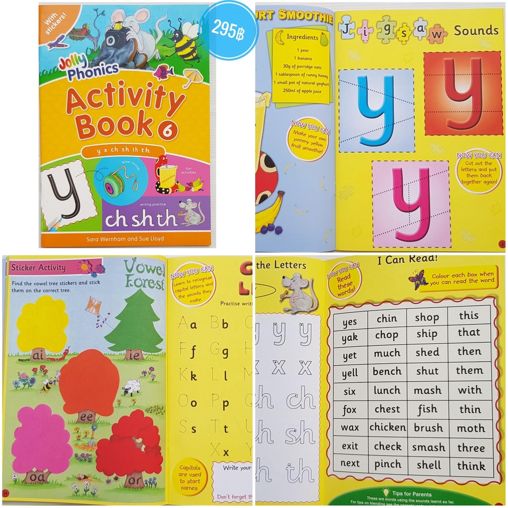 Jolly Phonics Activity Books set 1-7 Activities - jollybooks - ThaiPick