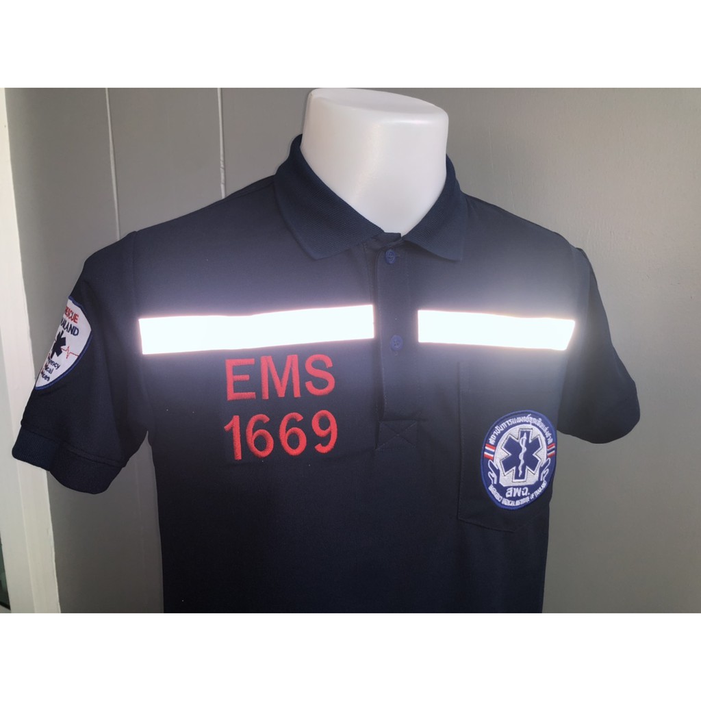 เสื้อปัก Ems 1669 สีดำ งานปักสวยมาก ปักหน้าอก ปักหลัง ปักแขน เนื้อผ้าดี ไม่ขึ้นขุย สวมใส่สบาย ...