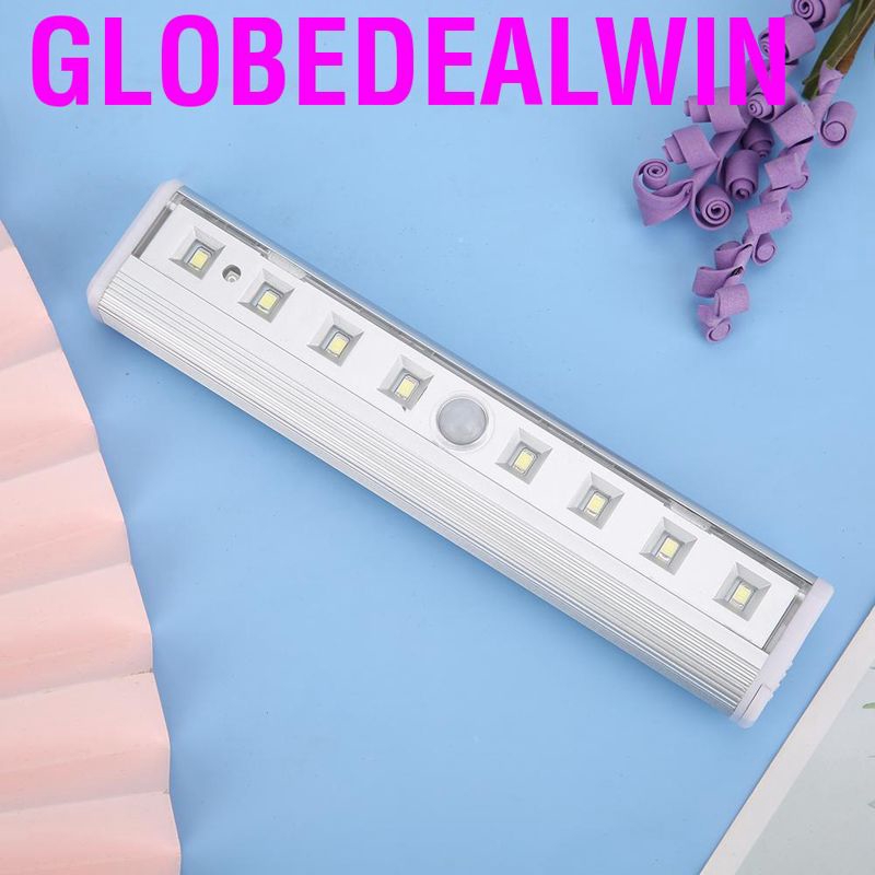 Globedealwin 8LED Portable Motion Sensor Night Light Automatic ...