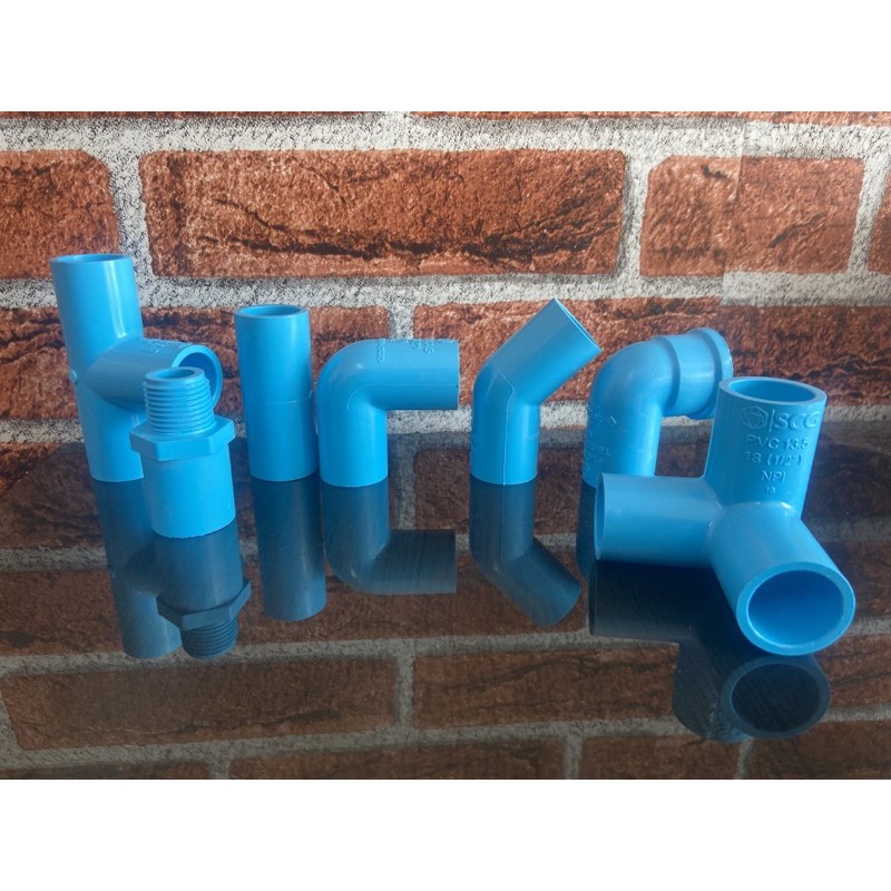 ข้อต่อ PVC SCG ขนาด25mm.อย่างดี 4หุน (1/2") | Shopee Thailand