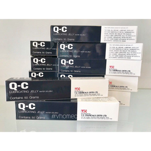 ของแท้ QC Lubricating Jelly water soluble 50g.- เจลหล่อลืน - trpharmacy ...