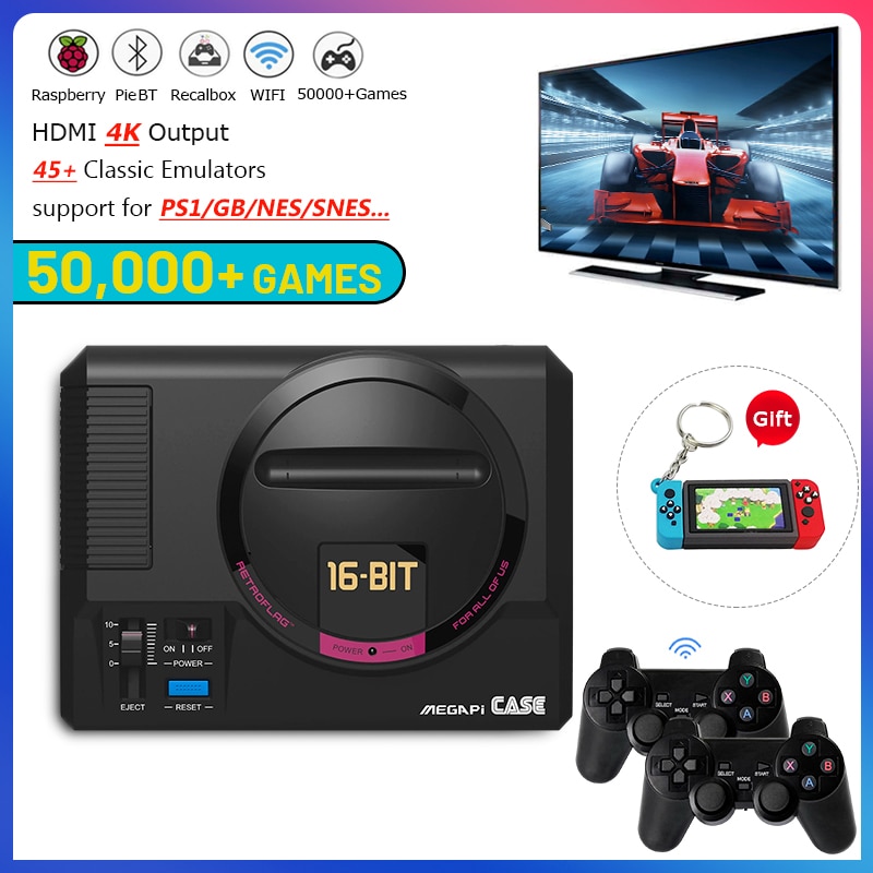 กรุณาชำระเงินด้วย CODWIFI/LAN Video Game Console Retroflag MEGAPI With ...