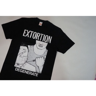 เสื้อยืด พิมพ์ลาย Extortion BAND MUSIC PUNK | Shopee Thailand