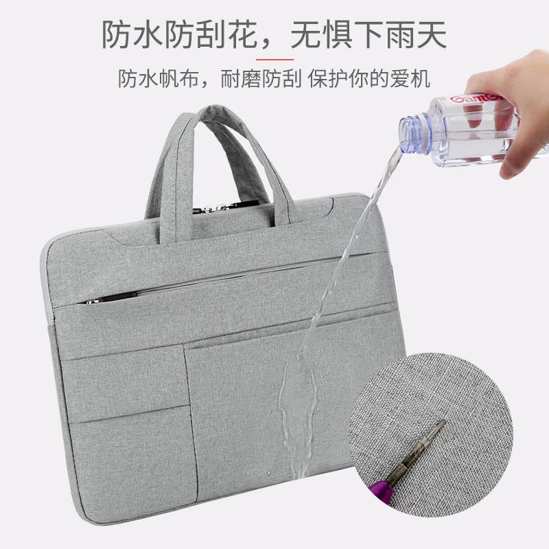 กระเป๋าแล็ปท็อป กระเป๋า laptop bag Laptop bag, hand, men and women 14 ...