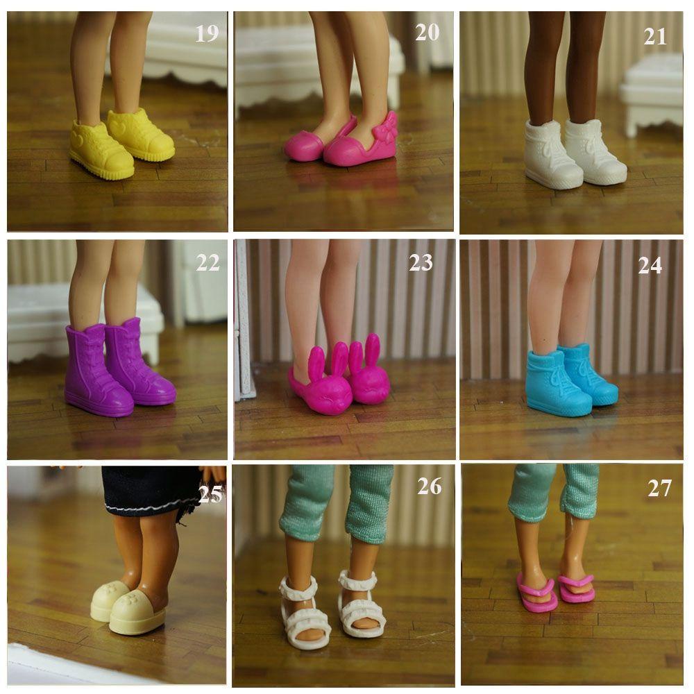 SUSANS 28 Styles 11cm Dolls Boot Foot 1.70.8cm High Heels Shoes Doll ...