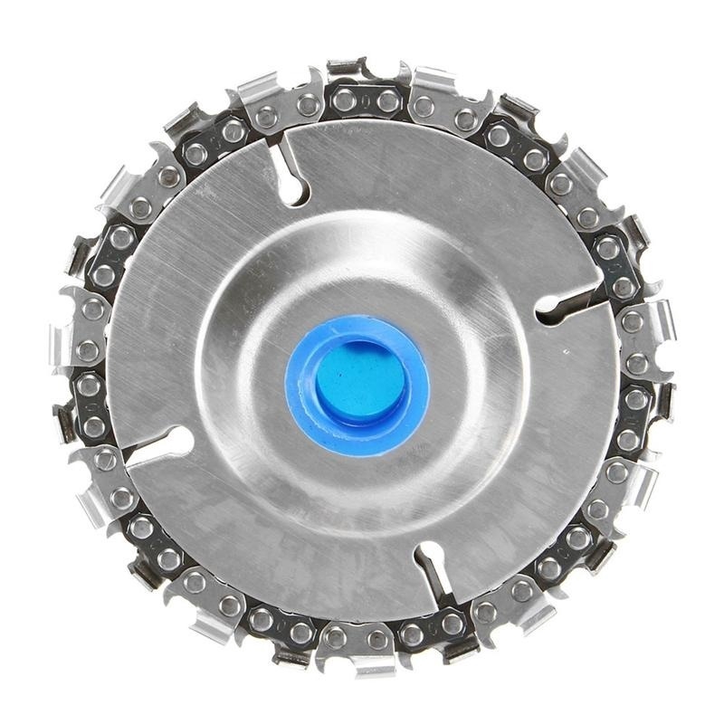 4 Inch Grinder Disc and Chain 22 Tooth Fine Cut Chain Set For Angle ...