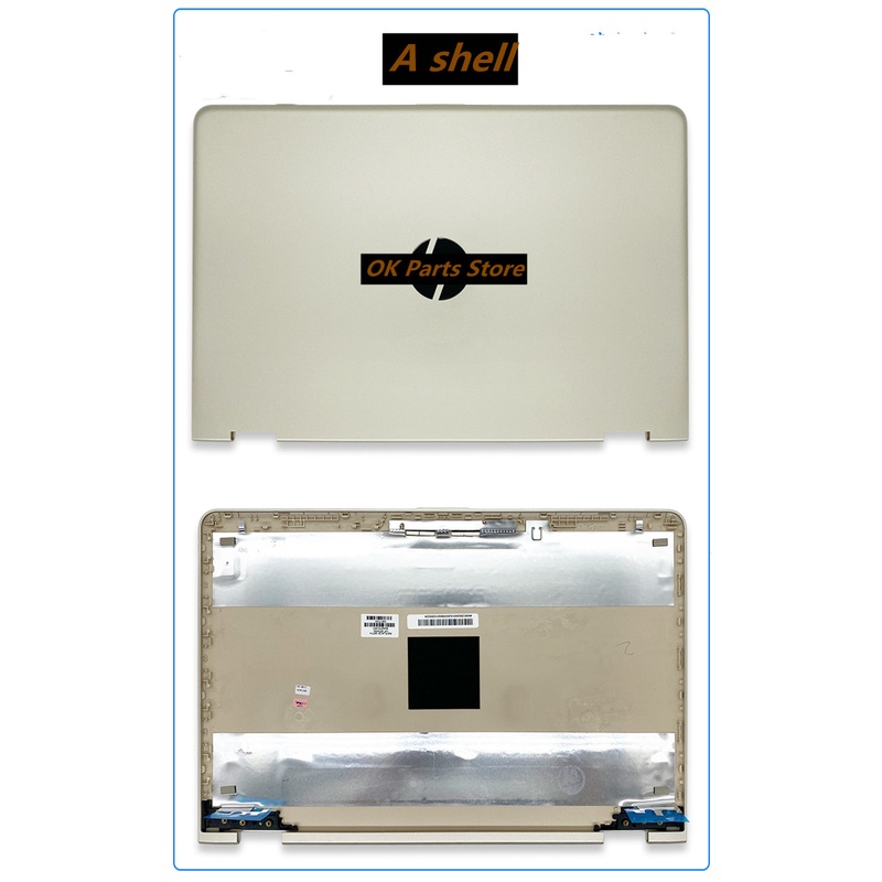 For HP Pavilion X360 14-BA A shell C shell D shell silver keyboard ...