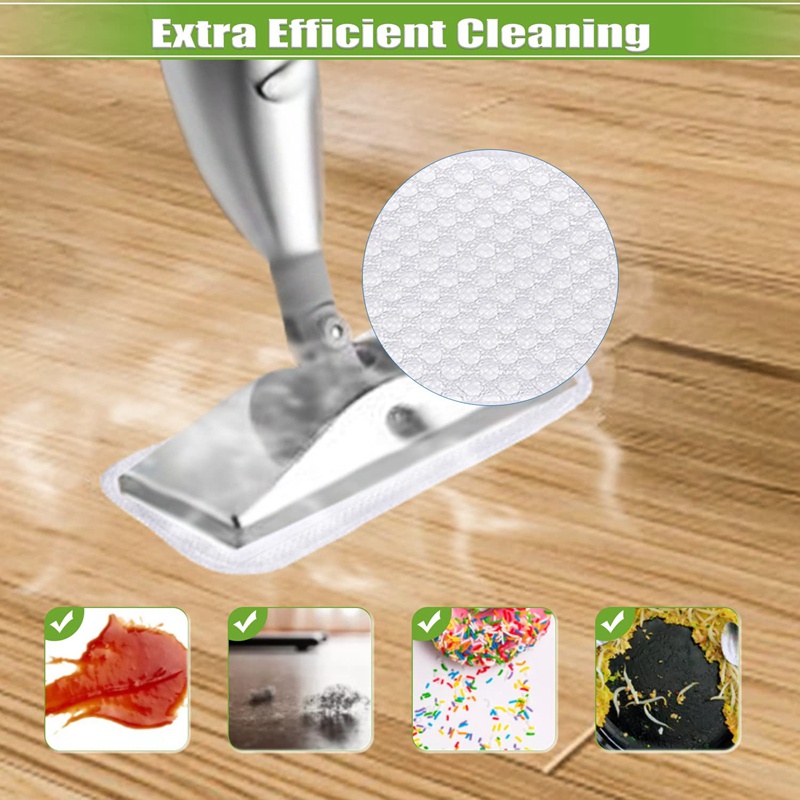 ผ้าม็อบไอน้ํา ทําความสะอาดได้ สําหรับ Shark S3101 S3202 4 แพ็ค ...