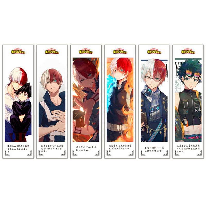 ชุดเครื่องเขียน สติกเกอร์ที่คั่นหนังสือ ลายการ์ตูนอนิเมะ My Hero ...