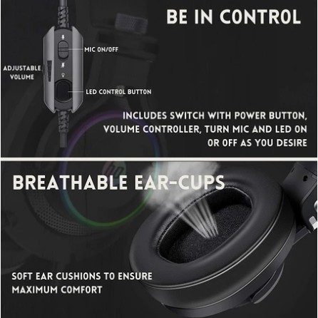 ้HP GAMING HEADSET H500 WIRED OVER-EAR - b2b6ddyul0 - ThaiPick