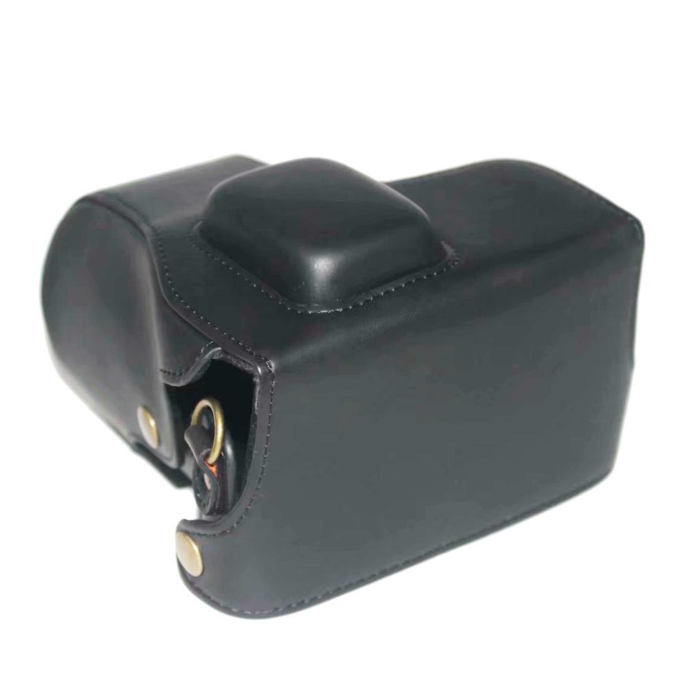 Black Coffee Brown PU Leather Camera Case Bag Cover For Samsung NX300 ...