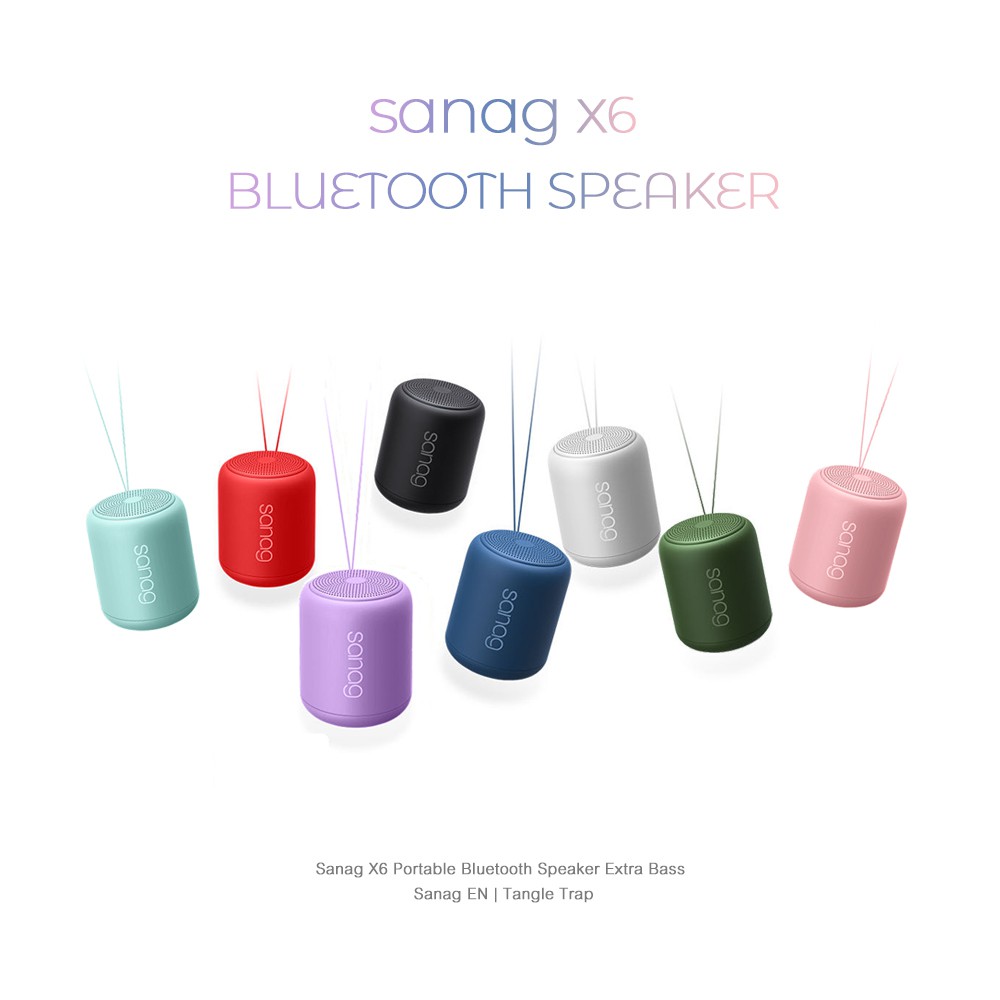 Sanag X6 Wirless Bluetooth Speaker ลำโพงบลูทูธ5.0 ไร้สายแบบพกพากันน้ำ รองรับการเล่นการ์ดSDTF ...