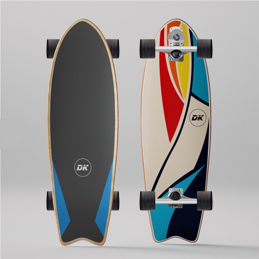 พร้อมส่ง ส่งFree CX7 เซิร์ฟสเก็ต DK Surfskate Board เซิฟสเก็ต Deckwar 32 นิ้ว CX7 Surf ...