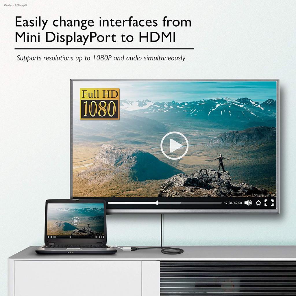 Mini DP to HDTV, Gold Plated DisplayPort (ThunderboltTM Port Compatible ...