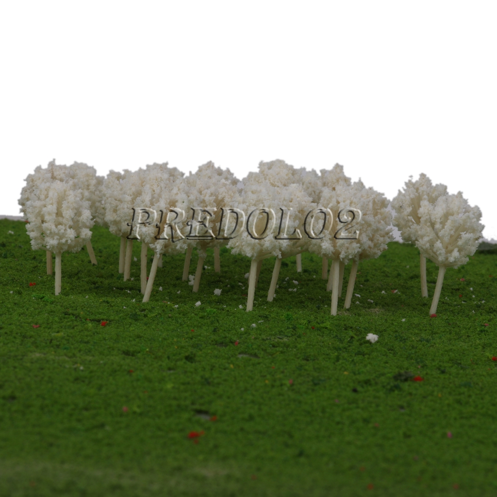 50 Model Winter Trees N Z Scale Train Railway Building Layout Scenery ...