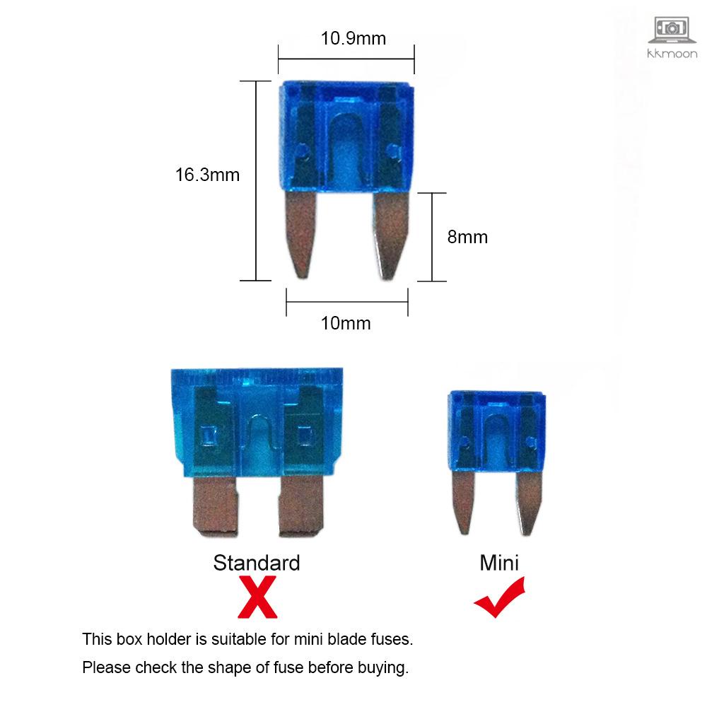 4 Way Mini Blade Fuse Box Holder APM ATM 5A 10A 25A for Car Boat Marine ...