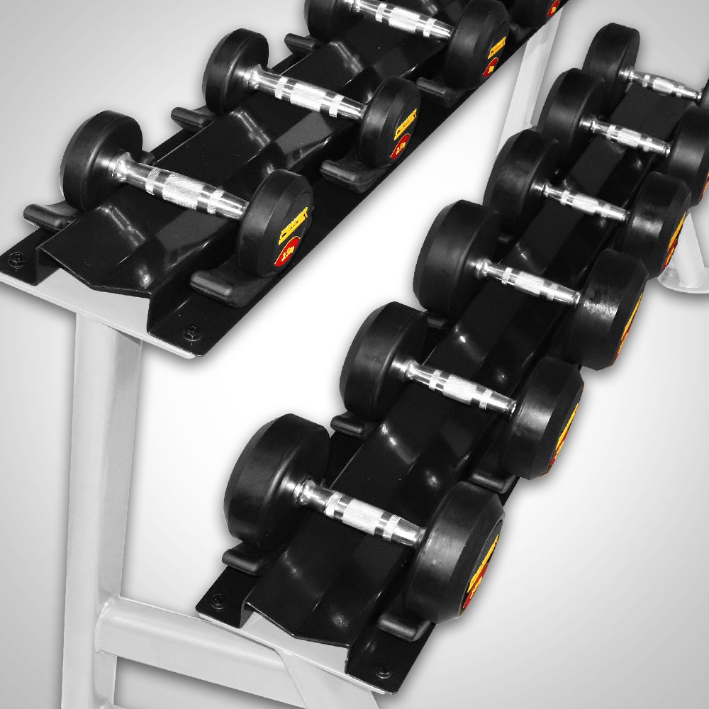 Power Reform ชุดดัมเบล เซ็ตดัมเบล ดัมเบลกลม พร้อม ชั้นวางดัมเบล (6คู่ ...