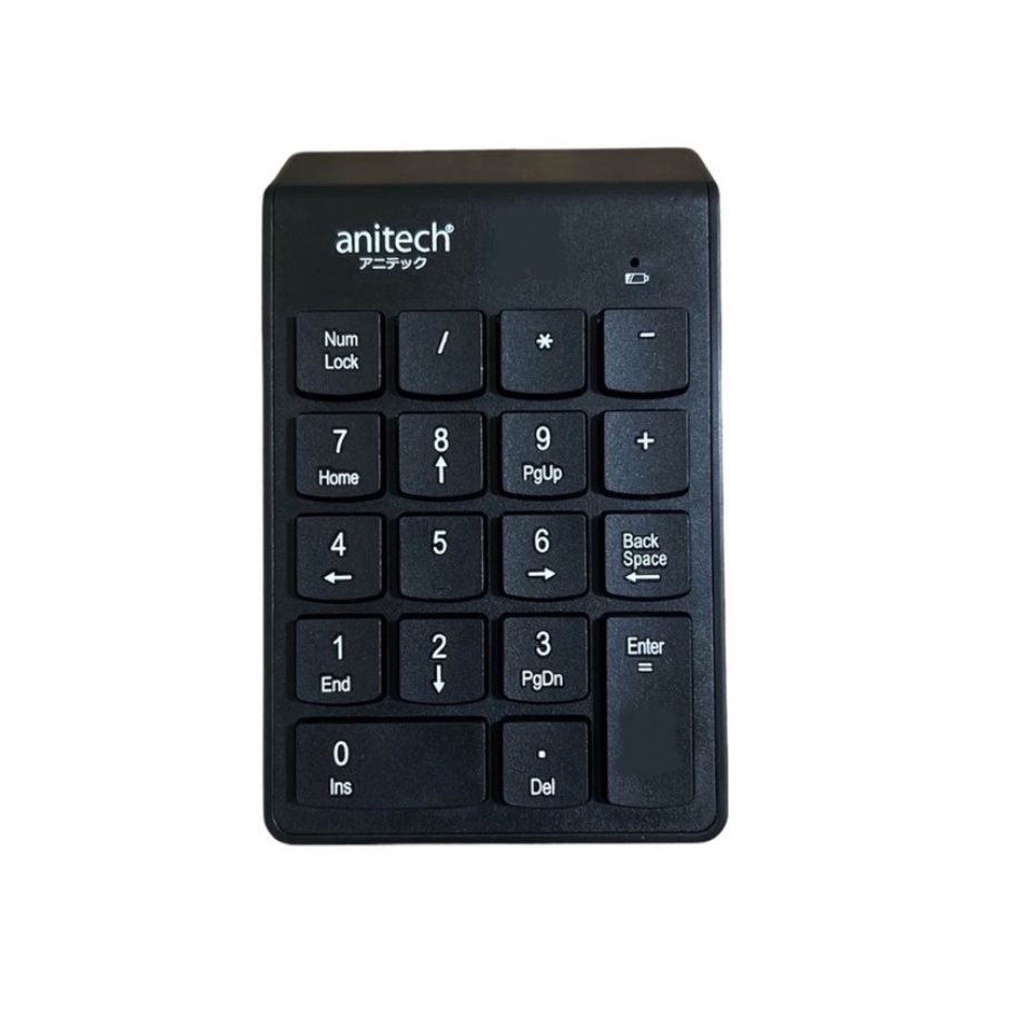 แป้นตัวเลข คีย์บอร์ดตัวเลขไร้สาย คีย์บอร์ดไร้สาย Anitech N184 Wireless Numeric Keypad รับประกัน ...