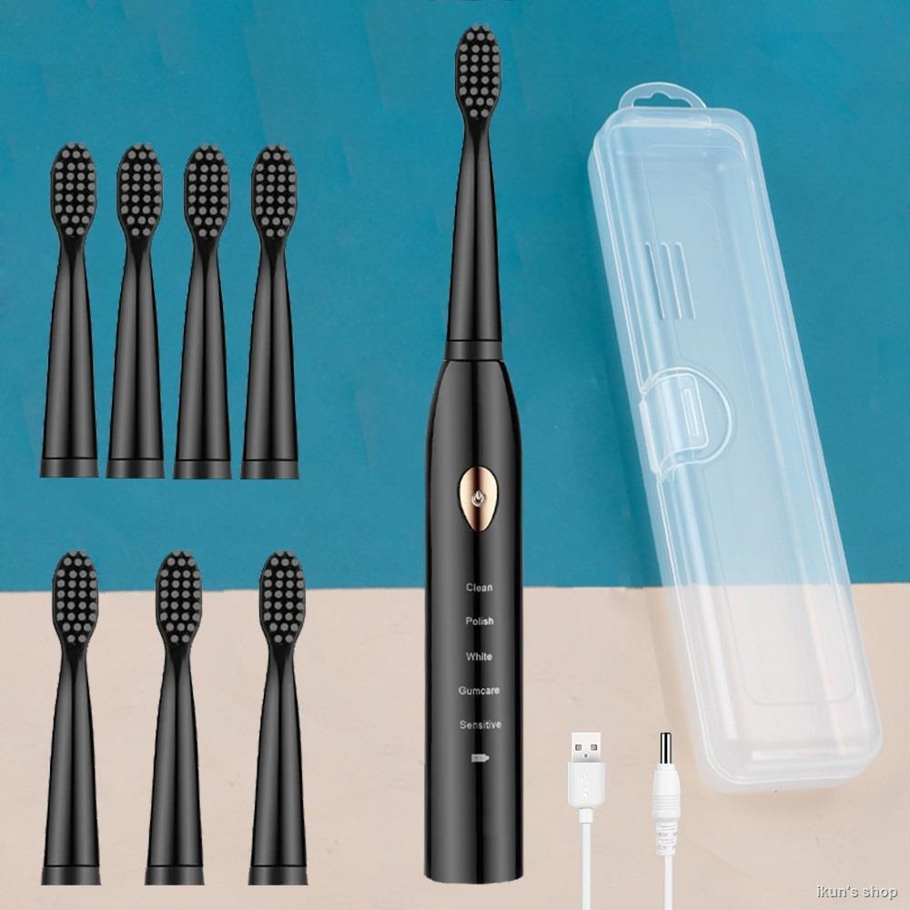 2022 Powerful Ultrasonic Sonic Electric Toothbrush USB Rechargeable ...
