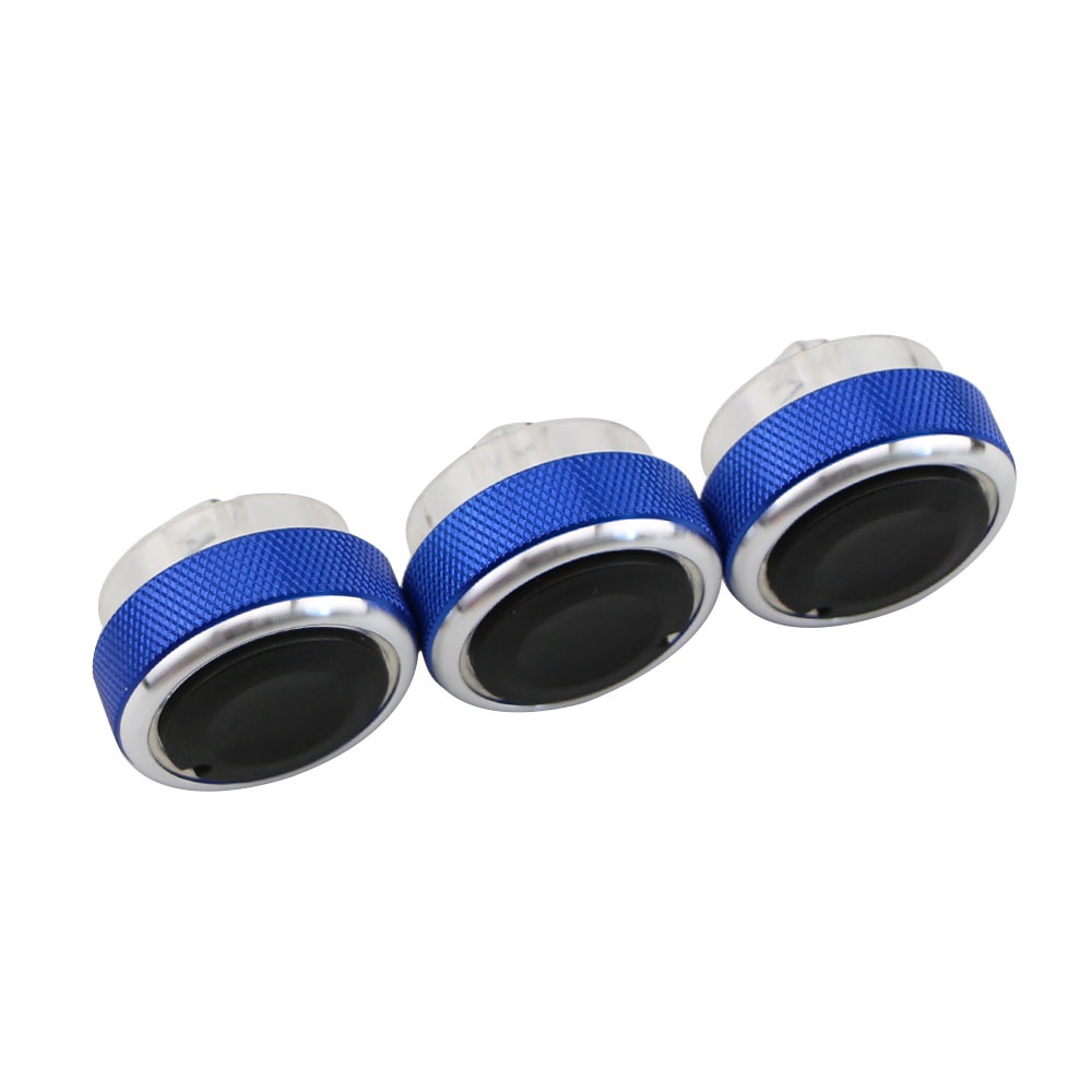 3pcs Per Set Aluminum Alloy Car Styling Air Conditioning Knob Ac Knob ...