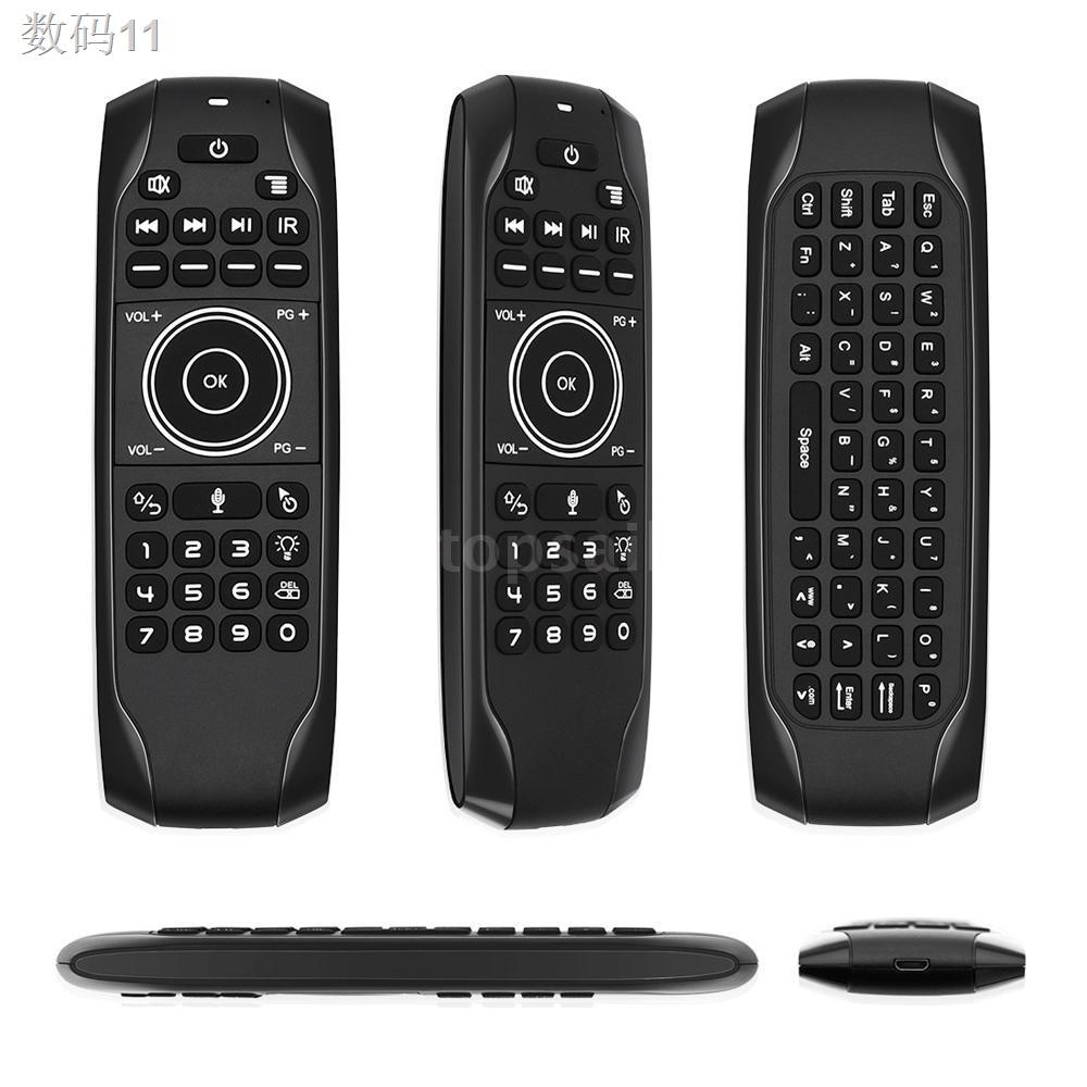 【ข้อเสนอพิเศษ】∋Backlit 2.4G Air Mouse Wireless Keyboard Voice Control 6 ...