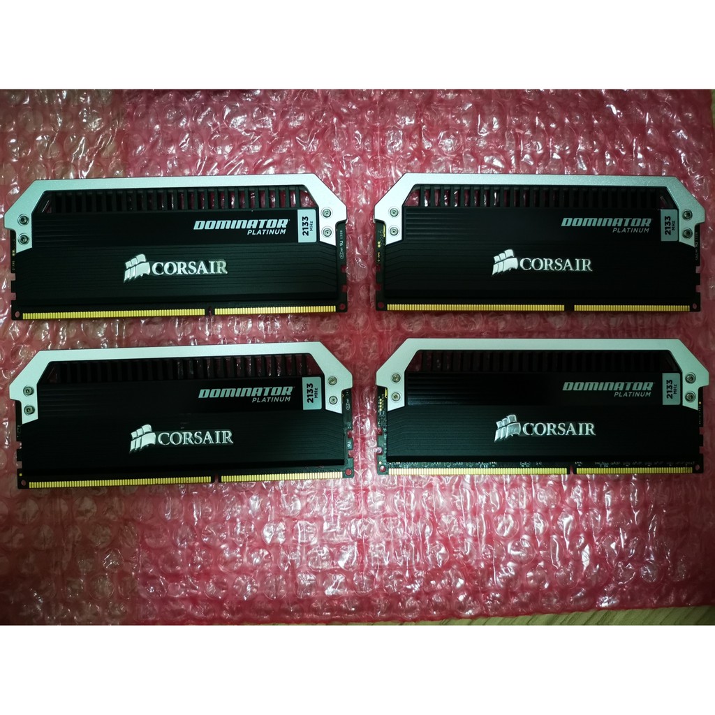 RAM(แรม) Corsair 16GB (4x4GB) DDR3 2133Mhz CL9 Dominator Platinum ...