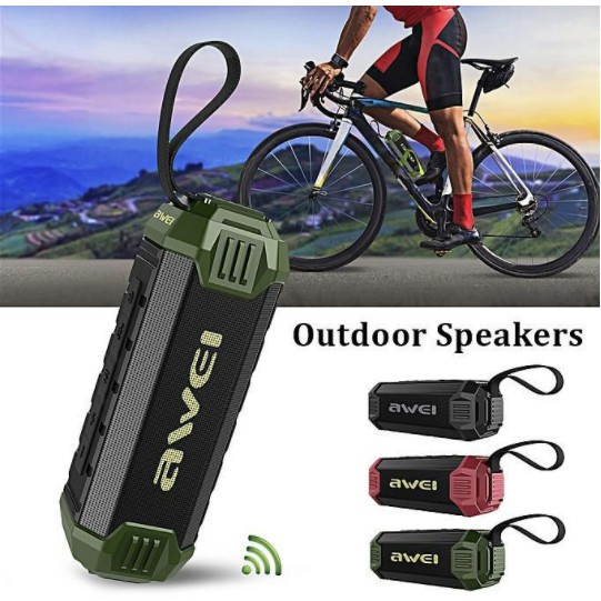 15 ใส่โค้ดHEJUL120 AWEI Y280 Bluetooth Speaker ลำโพงบลูทูธ ของแท้100 เสียงดีเบสกระหึ่ม กันน้ำ ...