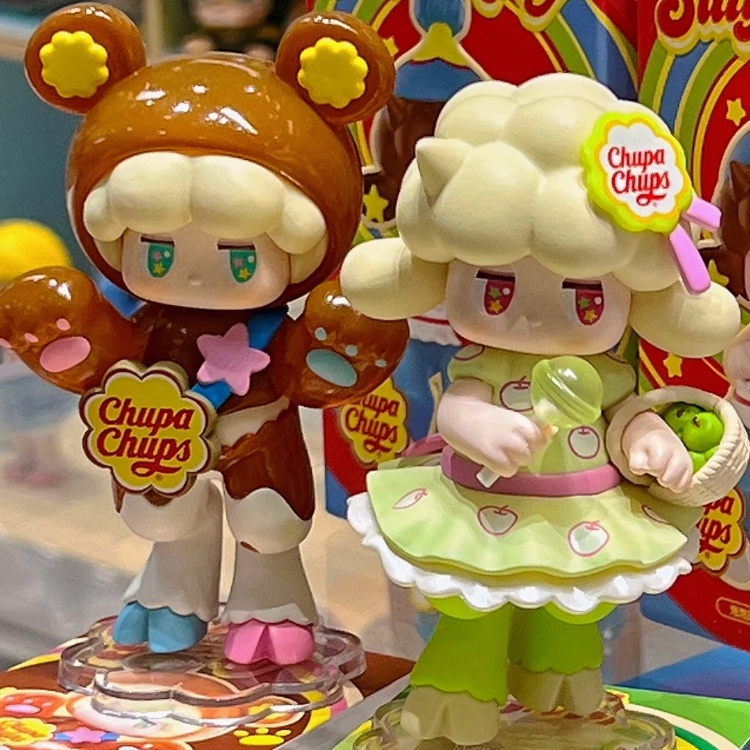 ของแท้กล่องสุ่ม ตุ๊กตาฟิกเกอร์ POPMART SATYR RORY Chupa Chups Series ...