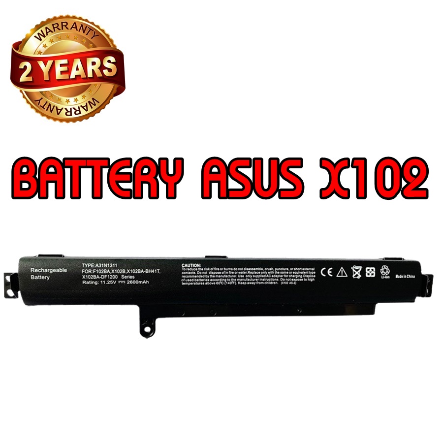 รับประกัน 2 ปี BATTERY ASUS X102 แบตเตอรี่ เอซุส VivoBook X102B X102B ...