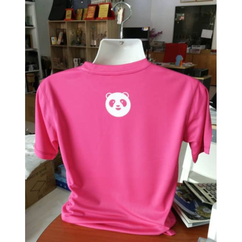 BAJU FOOD PANDA COTTON SHIRT FOODPANDA [Ready Stock]/SHORT & LONG ...