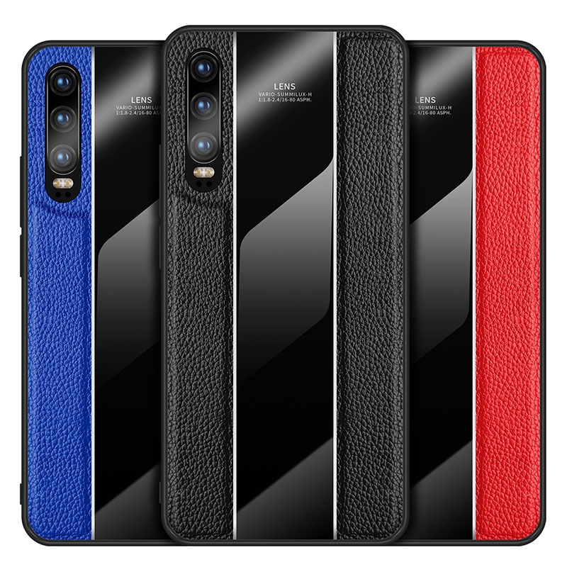 P30 โทรศัพท์หัวเว่ยเปลือก mate20X หนังแท้โปรรวมทุกอย่างเมตาซิลิโคนแขนป้องกัน DROP nova4 mata PR0 ...