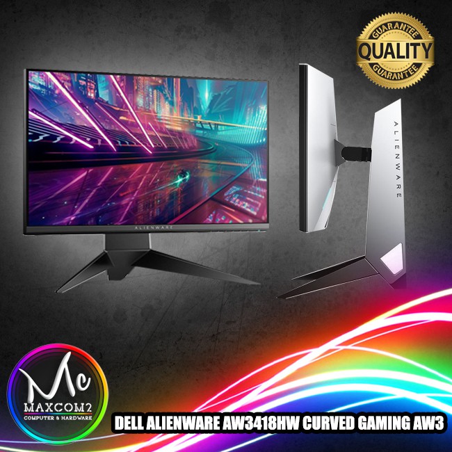 จอมอนิเตอร์ : DELL ALIENWARE AW3418HW CURVED GAMING AW3 | Shopee Thailand