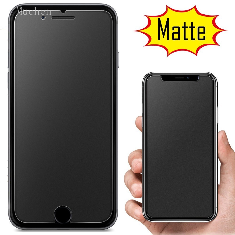 Anti-fingerprint iPhone 6s iPhone 7 8 Plus 11 PRO MAX Matte tempered ...