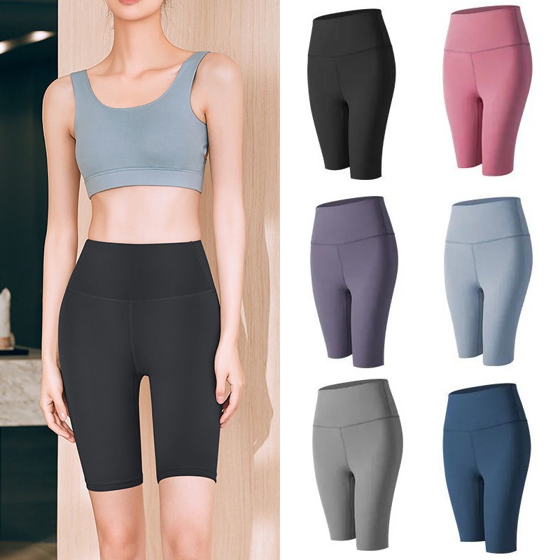 Womens Soft Stretch Casual Shorts Yoga Running Gym Exercise High Waist ...