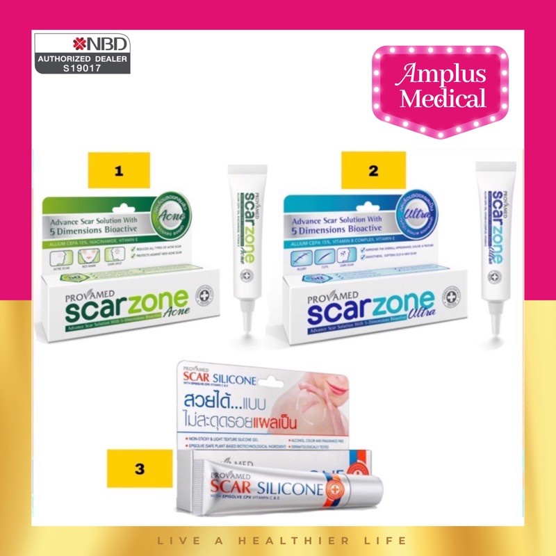 ☞????ซื้อProvamed2ชิ้นมีของแถม????*Provamed โปรวาเมด Scarzone รอยแดง ...