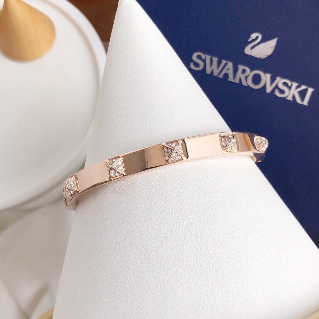 พร้อมส่ง【100%Original】Swarovski SWA INFINITY คริสตัล โรสโกลด์ ผู้ชายและ ...