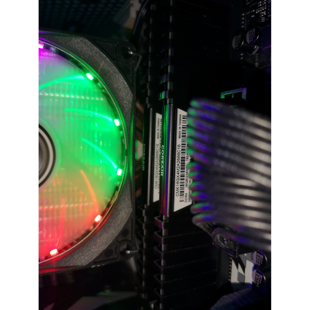 พัดลม CPU COOLER RGB 3FAN 3PIN 6 ท่อทองแดง TDP 125W สินค้าใหม่ ประกัน 1 ...